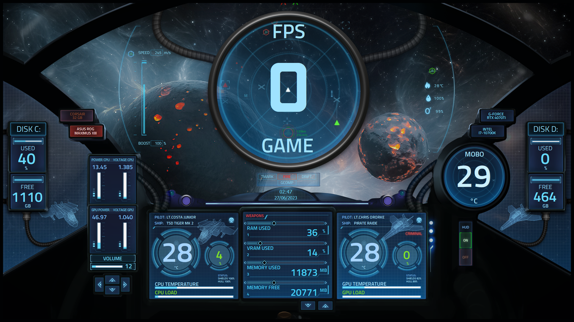 AIDA Skins | Custom AIDA64 Skins and Sensorpanels | AIDASkins