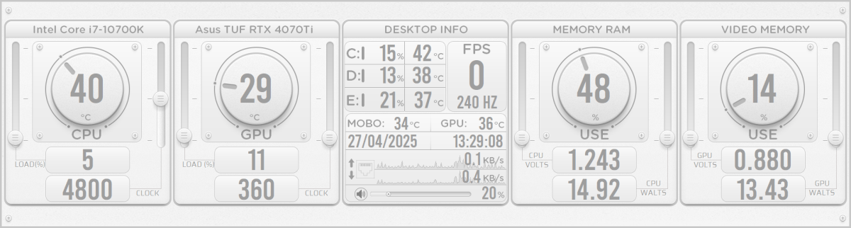 AIDA64 Skin Ui Design Kit HUD 1920x515 - AIDA Skins | AIDA Skins