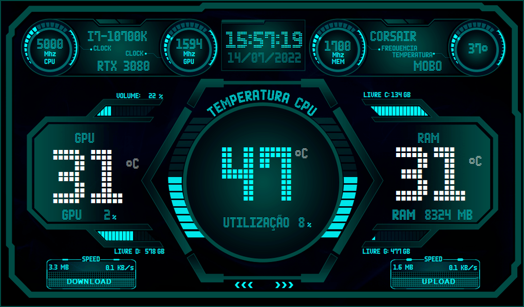 AIDA Skins | Custom AIDA64 Skins and SensorPanels | AIDASkins