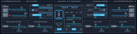 AIDA64 Skin Engine HUD 1920x480 - AIDA Skins | AIDA Skins